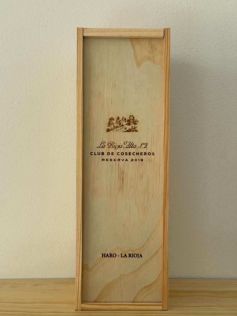 2019 La Rioja Alta S.A. 'Club de Cosecheros' - Rioja Reserva - 1 Double ...
