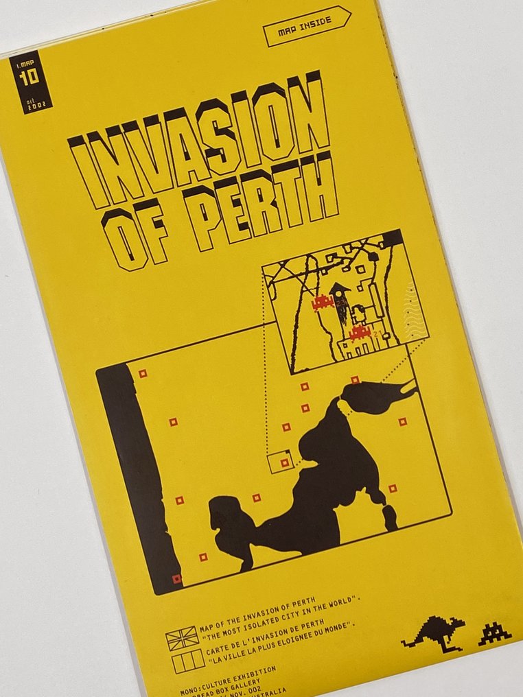 Invader (1969) - Invasion map 10: Invasion of Perth (2002) - auction ...