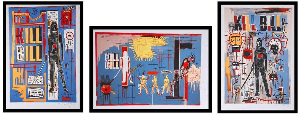 Emma Wildfang - Emma Wildfang - Triptychon Kill Bill "Icons as Still Life - series Jean-Michel ...