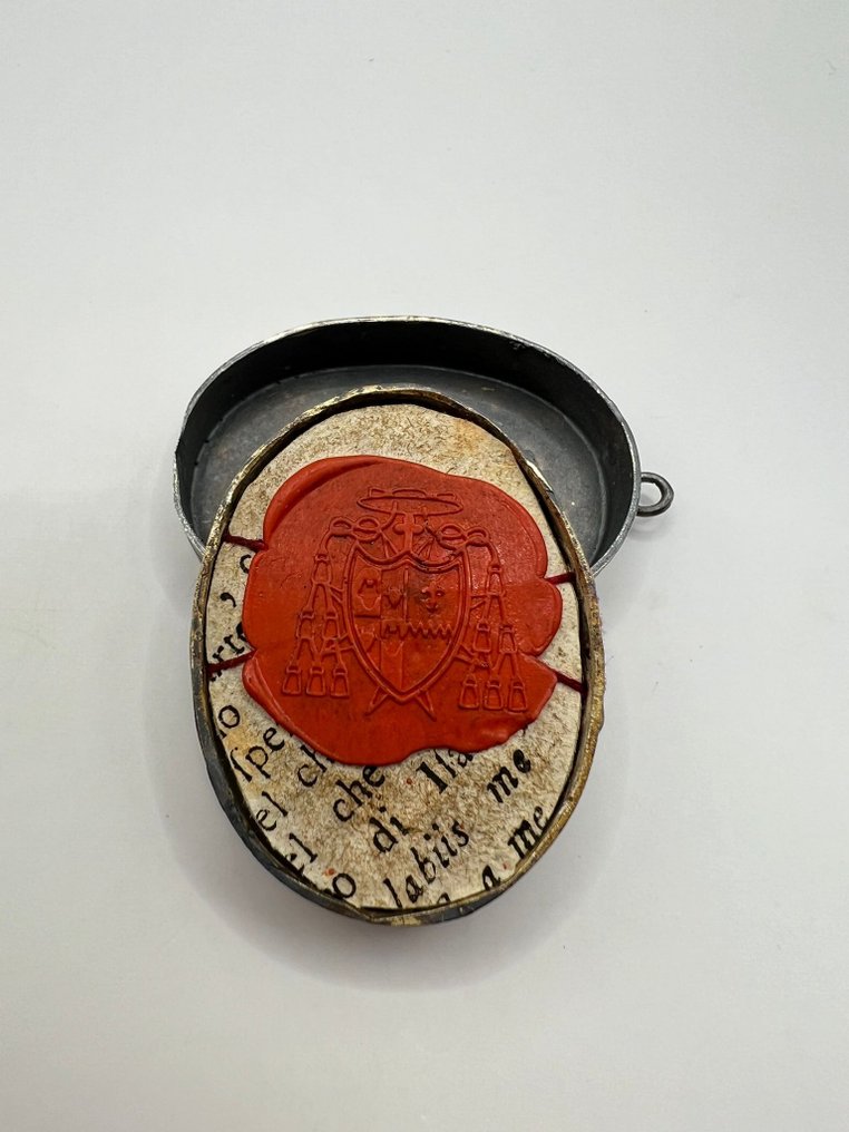 Relic - Silver, golden scroll - 1850-1900 - Saint Peter and Paul ...