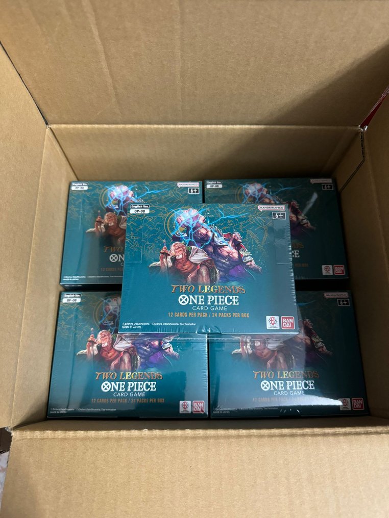 Bandai - 1 Booster box - One Piece, One Piece TCG: "Two Legends" Booster Box OP08 (Sealed ...