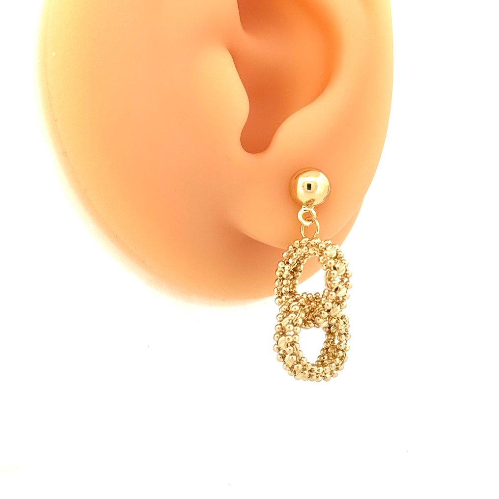 Handmade - Earrings - 6.6 g - 18 kt. Yellow gold - auction online Catawiki