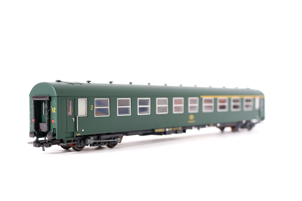 LS Models H0 - 12121 - Model train passenger carriage (1) - I4 AB 1st & 2nd class carriage ...