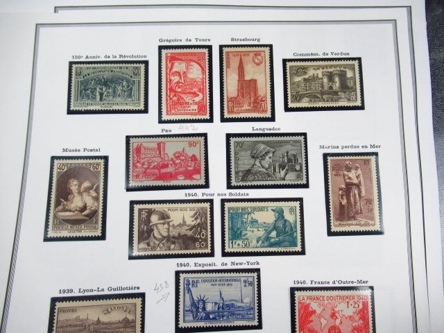 France 1940/1947 - stamp collection including varieties - auction online Catawiki