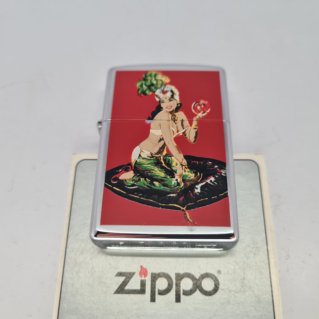 Zippo - Pin-up - Aansteker - Messing - online veiling Catawiki