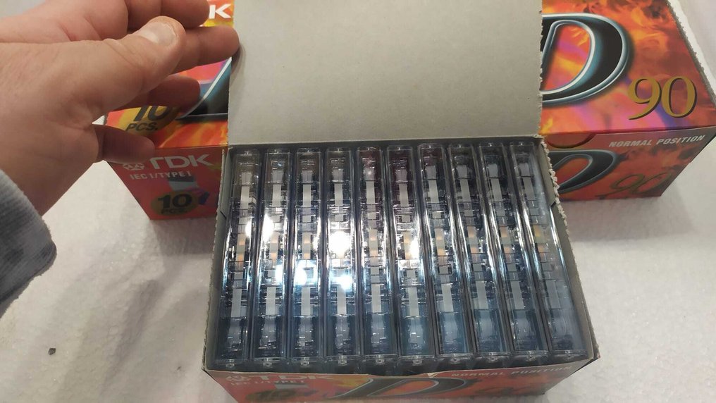 TDK - D-90 - Blank audio cassette - auction online Catawiki