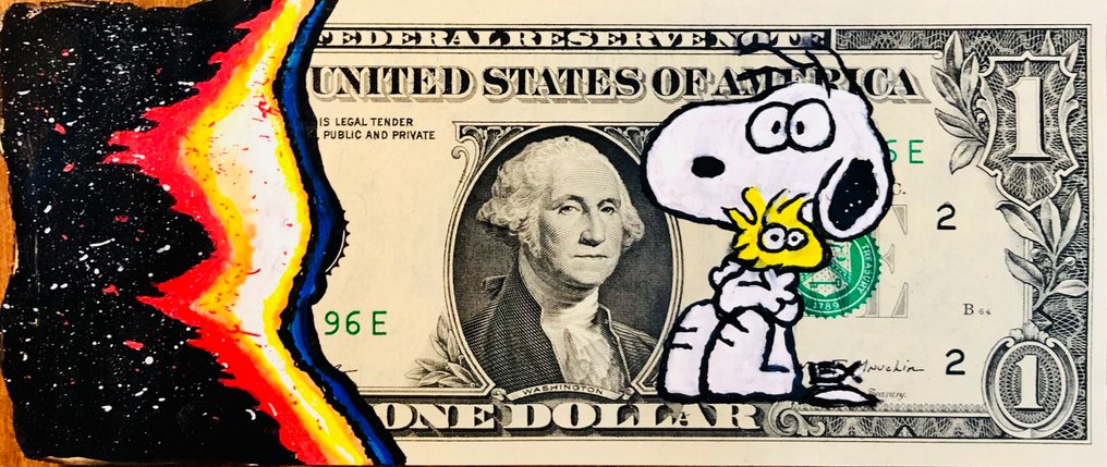 Lex (1979) - Snoopy ‘Oh!’ Dollar Bill “Fire Collection” - auction ...