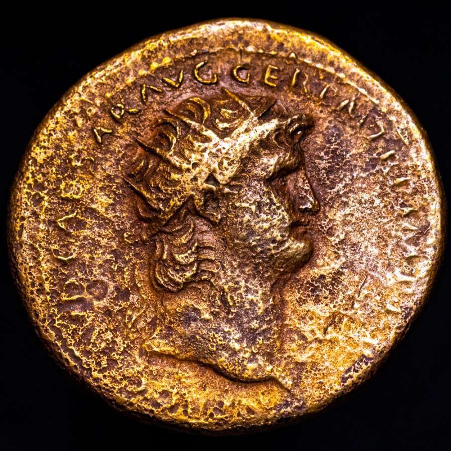 Roman Empire. Nero (AD 54-68). Dupondius Rome, c. AD 64; VICTORIA ...