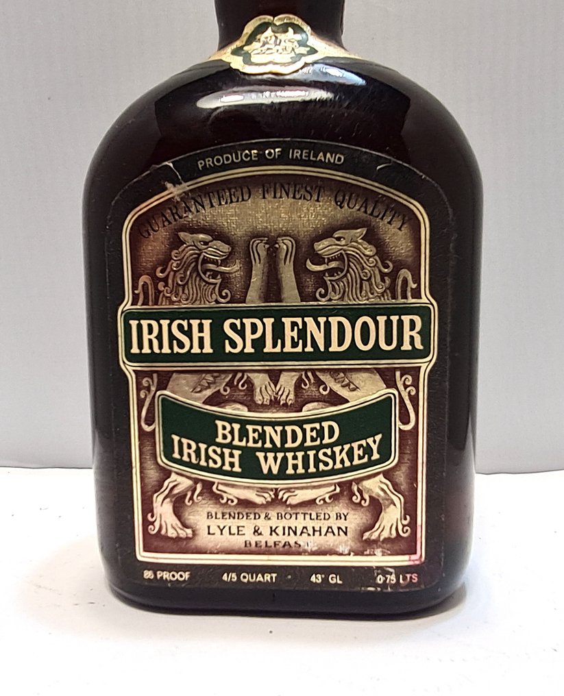 Irish Splendour - Blended Irish Whiskey - b. 1970s - 75cl - auction ...