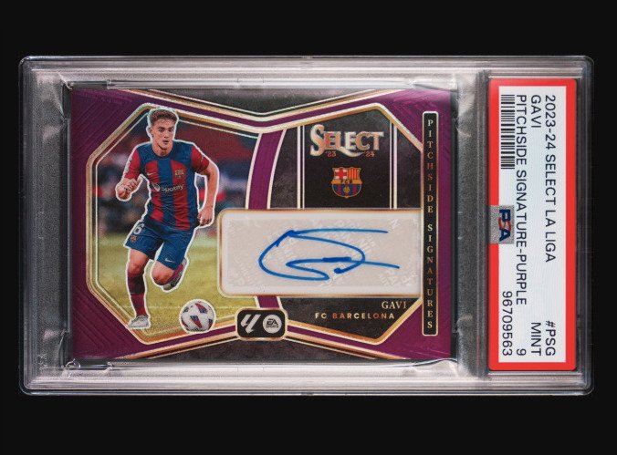 2023 Panini Select La Liga Gavi #PSG - Autograph - Limited to /25 - POP ...