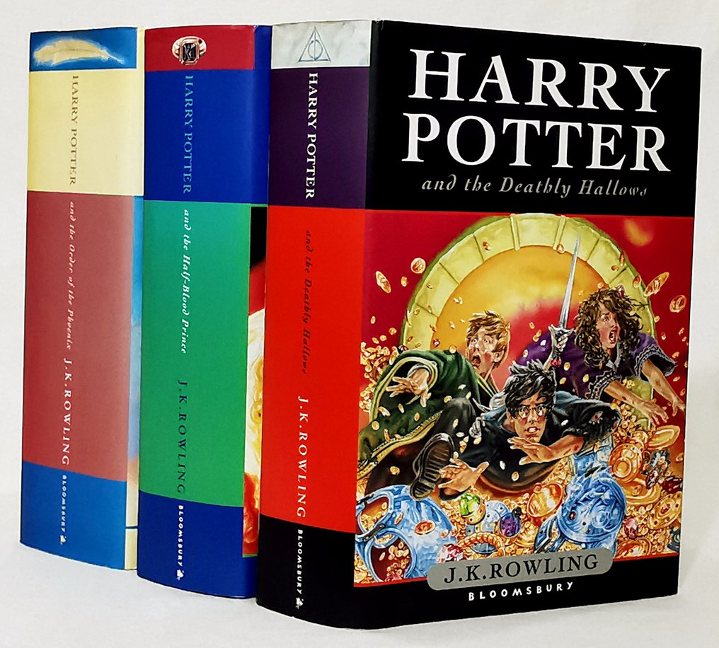 J. K. Rowling - Original Harry Potter First Editions Hardback Books - 2003-2007 - auction online ...
