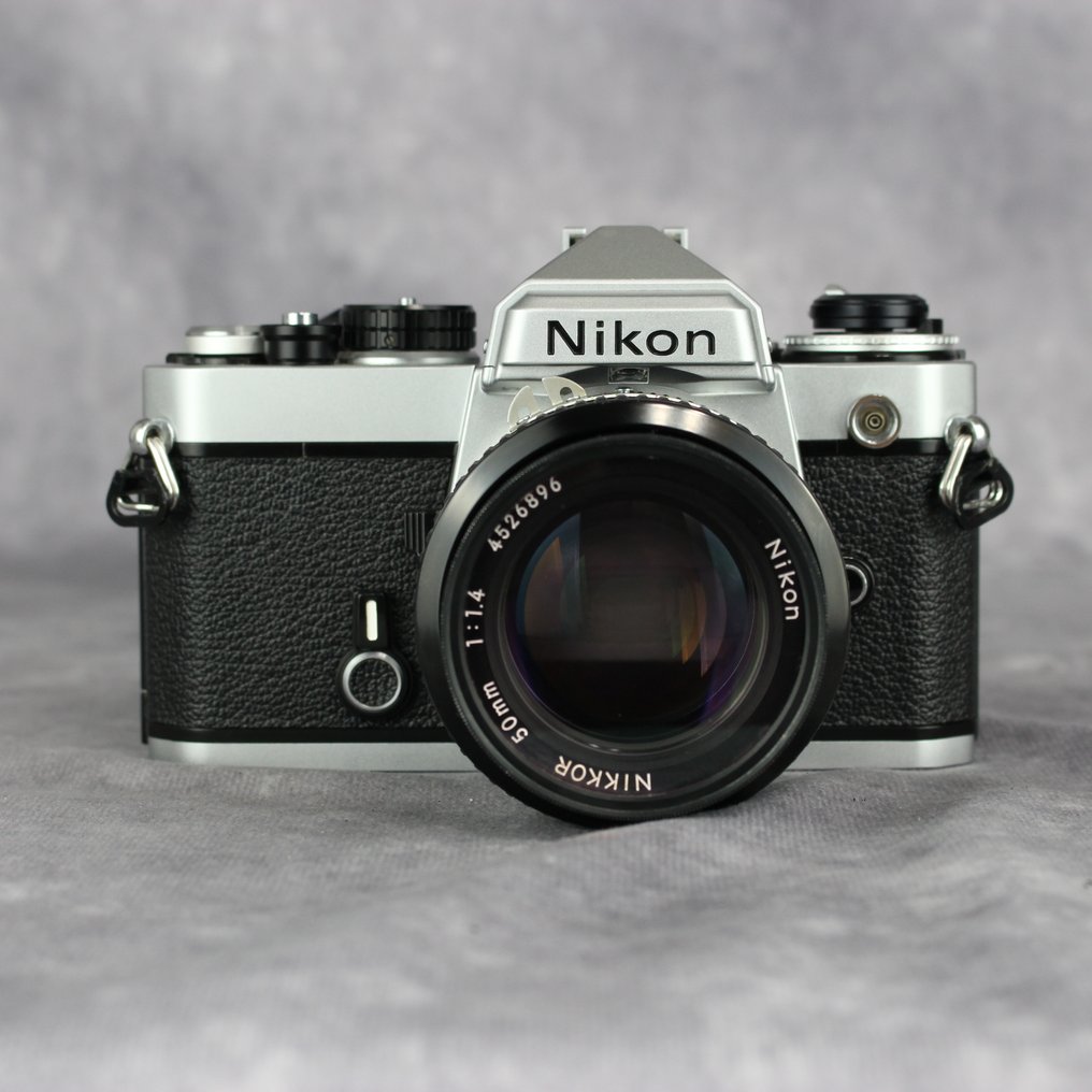 Nikon FE chrome + Nikkor 1.4/50mm | Single lens reflex camera (SLR ...