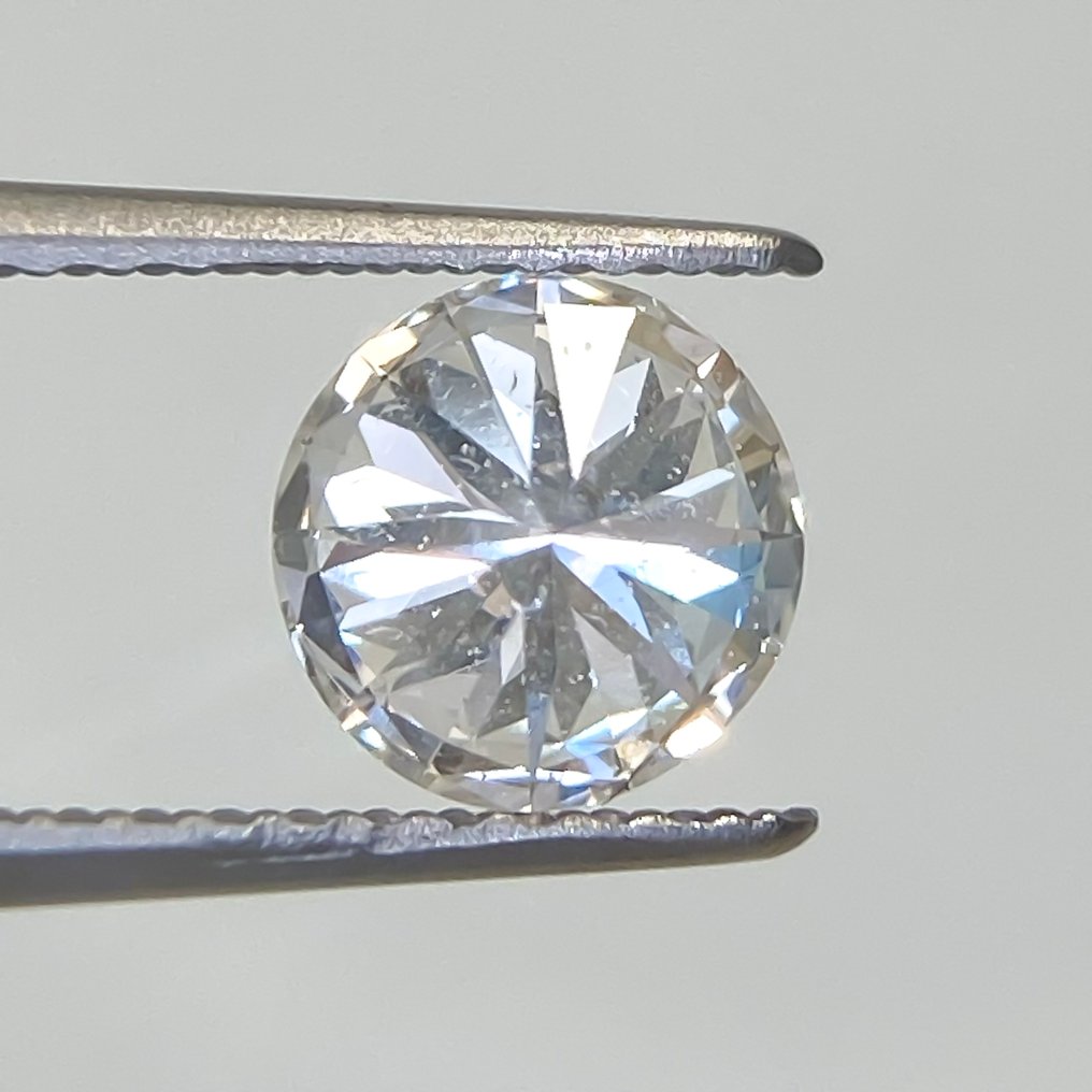 1 pcs Diamond (Natural) - 0.74 ct - Round - H - SI1 - HRD Antwerp ...