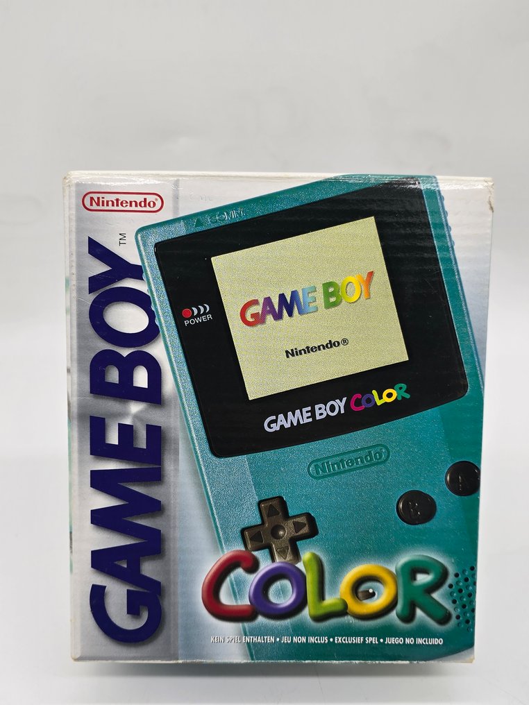 Nintendo - OLD STOCK Gameboy Color GBC Limited Edition TEAL TURQOUISE ...