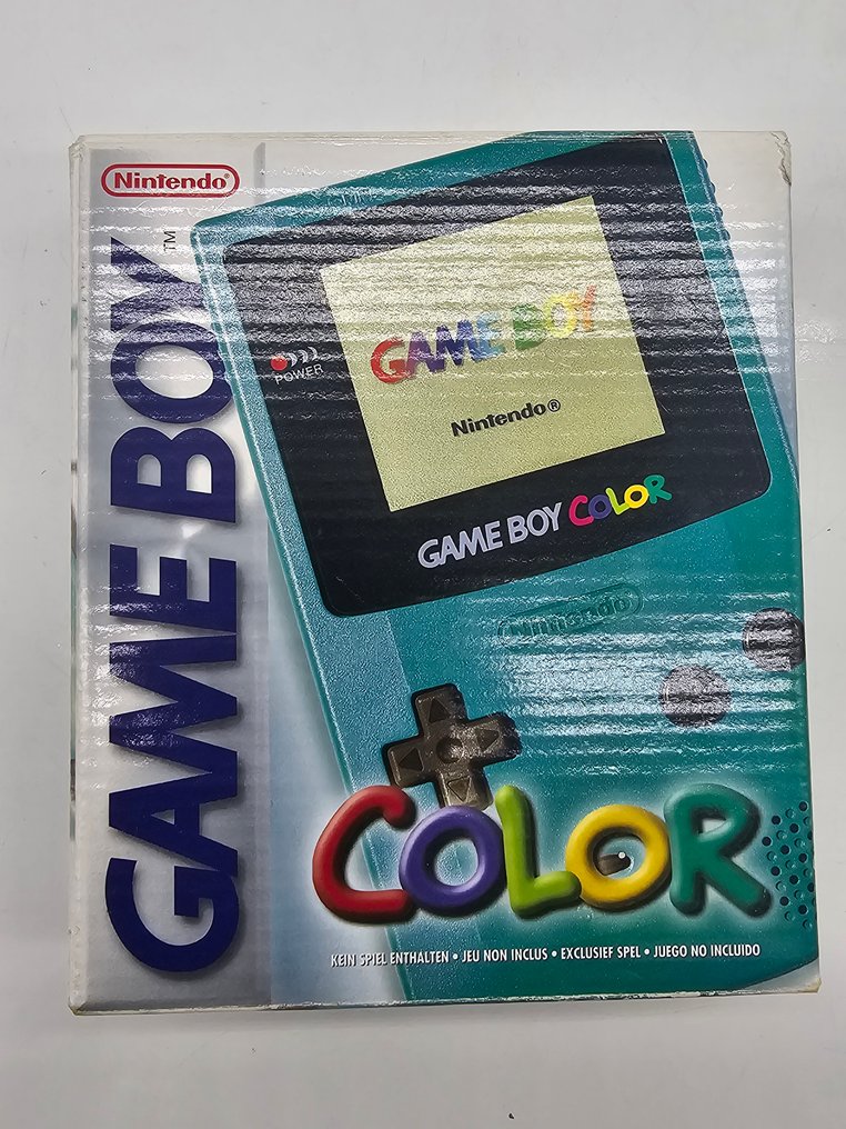 Nintendo - OLD STOCK Gameboy Color GBC Limited Edition TEAL TURQOUISE ...