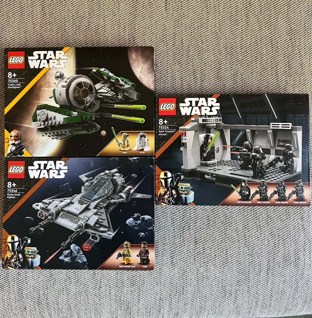 LEGO - Star Wars - 75346, 75360, 75324 - Pirate Snub Fighter + Yoda's ...