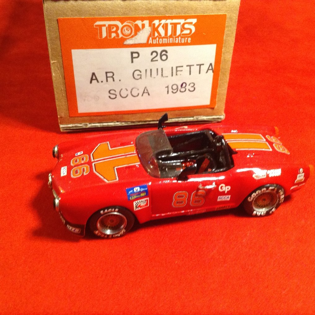 Tron 1:43 - Model race car - ref. #P26 Alfa Romeo Giulietta Spider ...