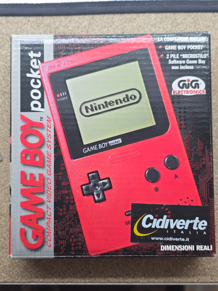Nintendo - Gameboy Pocket - BRAND NEW - GBP Limited Edition Red - Mgb ...