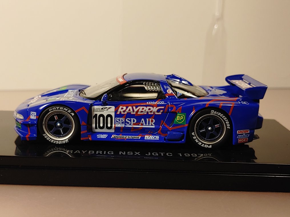 Ebbro 1:43 - Model race car - Honda Raybrig NSX #100 JGTC 1997 - - Officieel gelicentieerd Honda ...