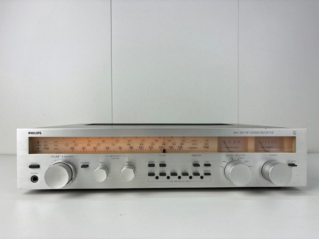 Philips - 604 - Solid state stereo receiver - auction online Catawiki
