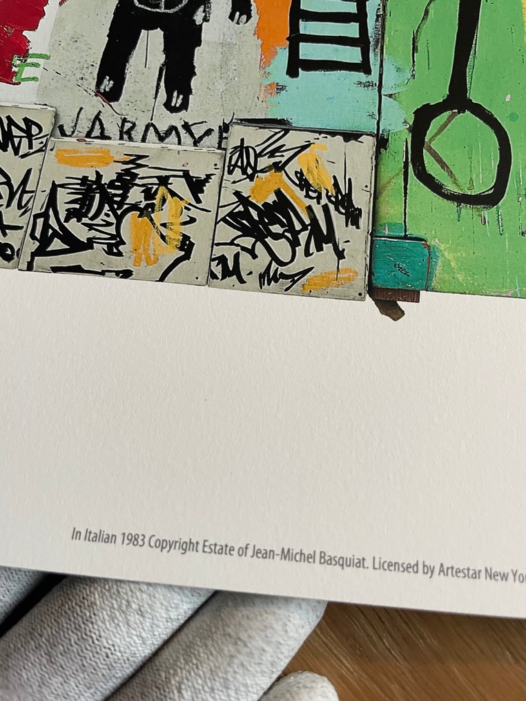 Jean-Michel Basquiat - after (1960-1988),I Italian, 1983, Copyright Eatate of Jean Michel ...