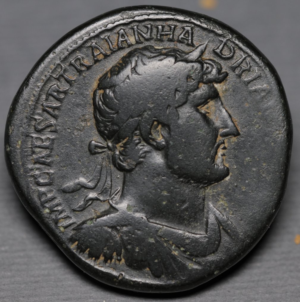 Imperio romano. Adriano (117-138 d.C.). Sestertius AD 120-122 - Ceres ...