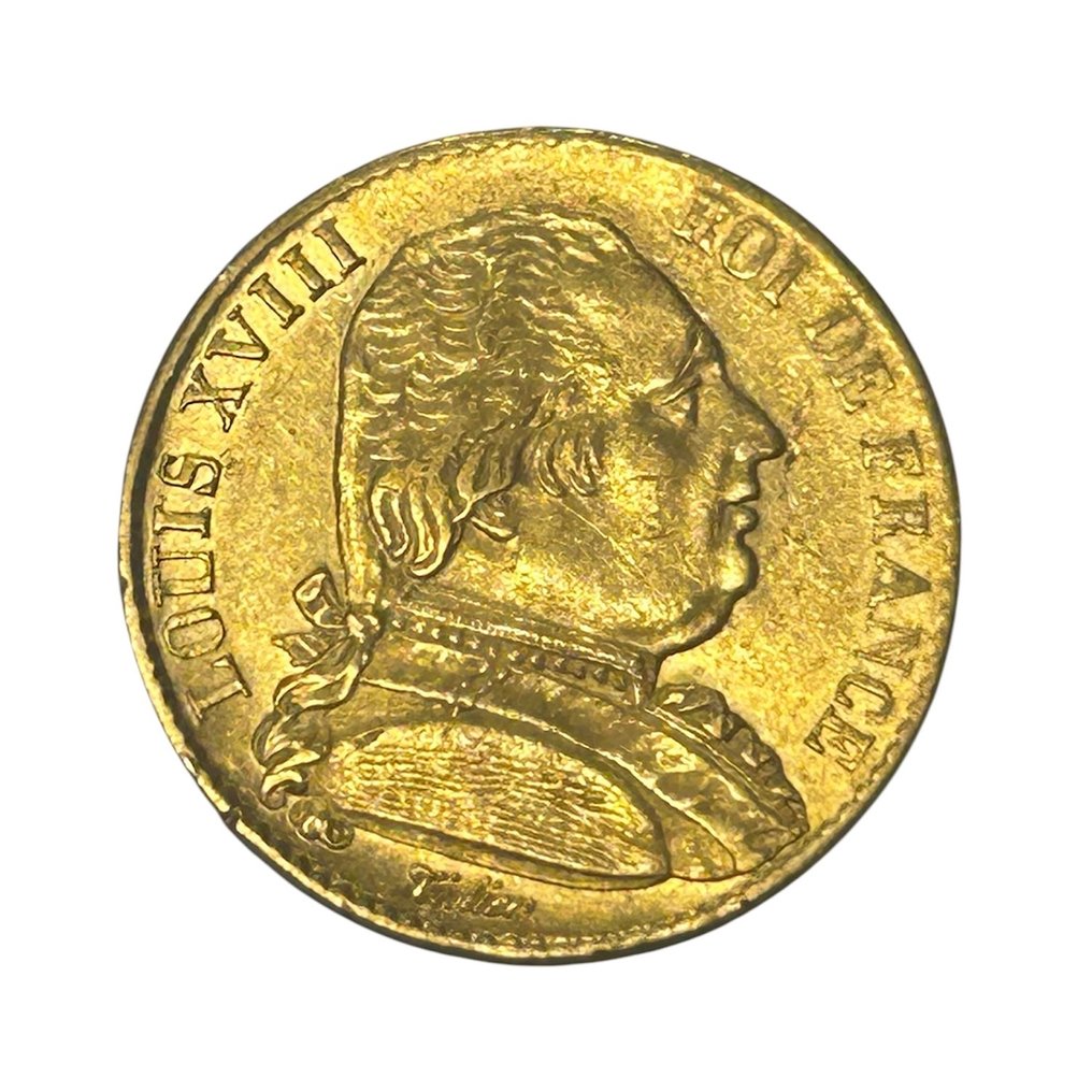 France. Louis XVIII. 20 Francs 1814-A, Paris - auction online Catawiki