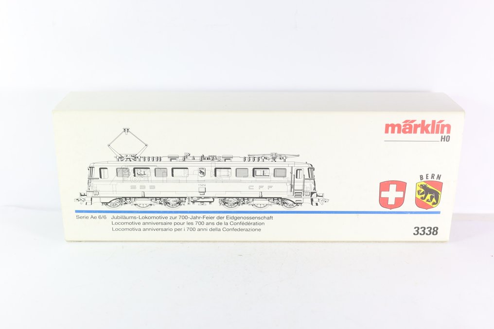 Märklin H0 - 3338 - Locomotora eléctrica (1) - Serie Ae 6/6, Locomotora aniversario 700 años de ...