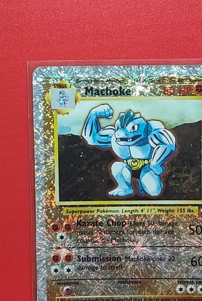 WOTC Pokémon Card - leggendary collection - machoke reverse/ dark ...