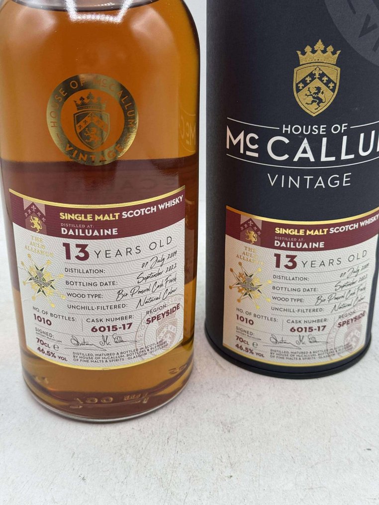 Dailuaine 2009 13 years old Pomerol Cask Finish - House of Mc Callum ...