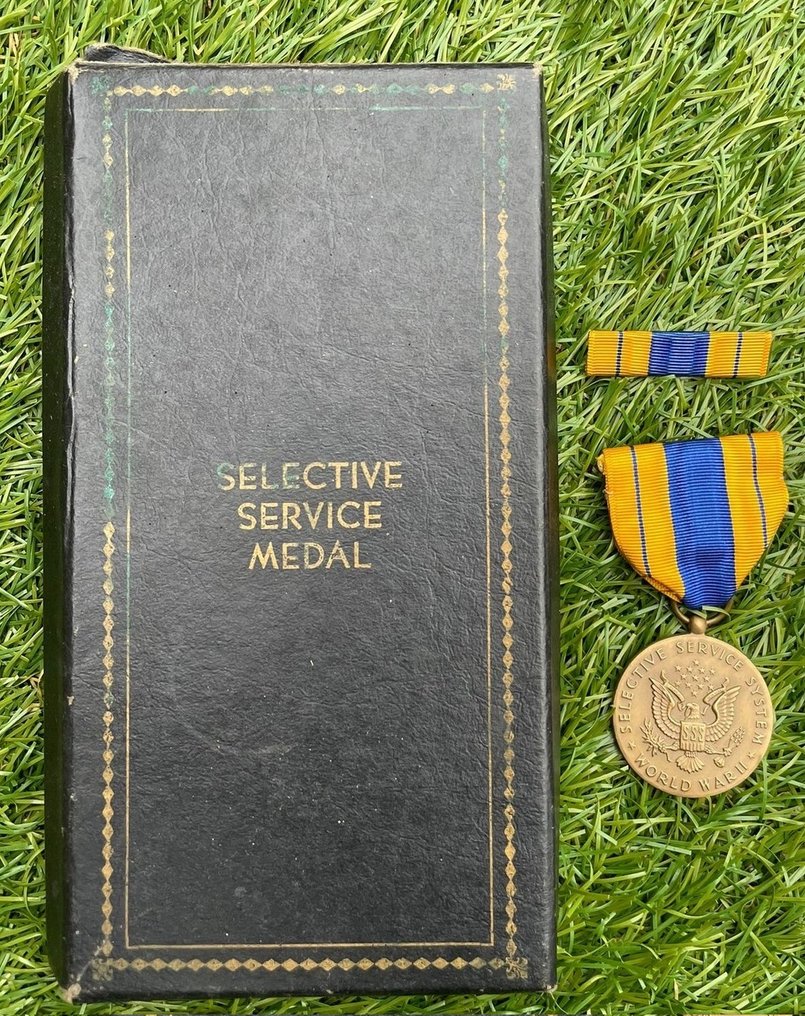 United States - Medal - US WW2 Selective Service Medal in original box ...