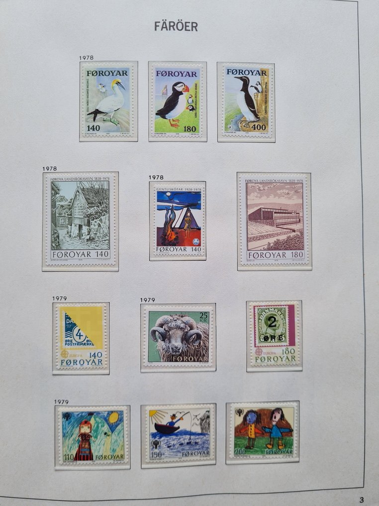 Faroe Islands - Faroe Islands – collection mint 1975-2005 in luxury ...
