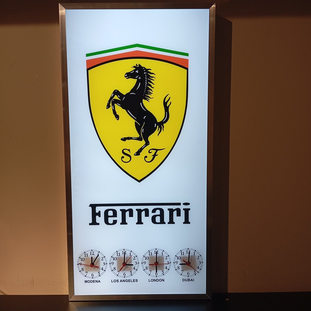 Solea Collection Limited(1/9) - Lighted sign - Large Size Ferrari World ...