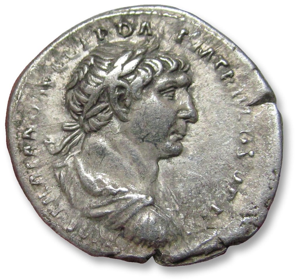 Roman Empire. Trajan (AD 98-117). Denarius Rome mint circa 106-107 A.D ...