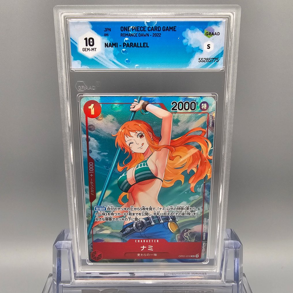 Nami [Alternate Art] OP01-016 R Graded card - Graad 10 - auction online Catawiki