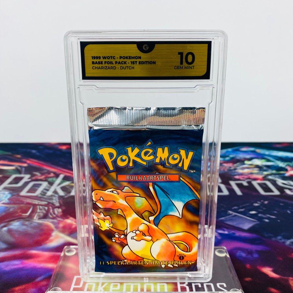 Pokémon Booster pack - Graded Boosterpack GG10 Base Set 1st Edition ...