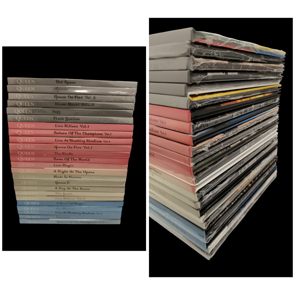 Queen - Remastered Discography complete 24 CD + 24 Booklets. series ...