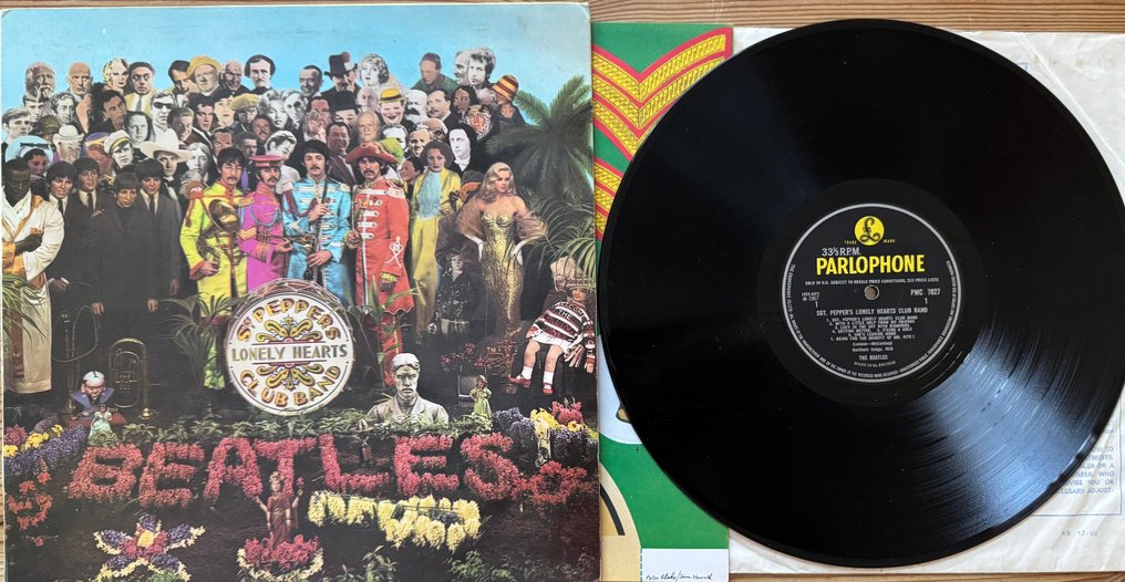 Beatles - Sgt. Pepper's Lonely Hearts Club Band [FIRST UK mono pressing] - LP - 1st Mono ...