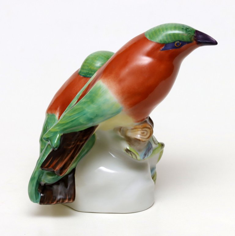 Herend - Figurine - Pair of birds - Porcelain - auction online Catawiki
