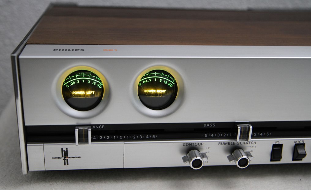 Philips - 22 RH 521 - 鱼眼系列 - 固态集成放大器 - Catawiki