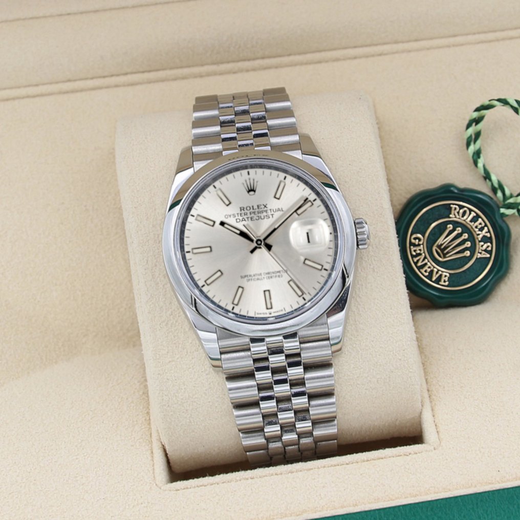 Rolex - 0yster Perpetual Datejust 36 'Silver Dial' - 126200 - Unisex ...