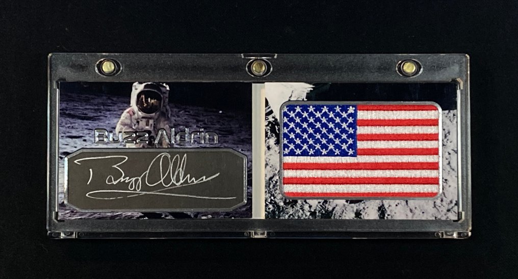 Buzz Aldrin United States - Apollo 11 - Buzz Aldrin - Autograph Cut ...
