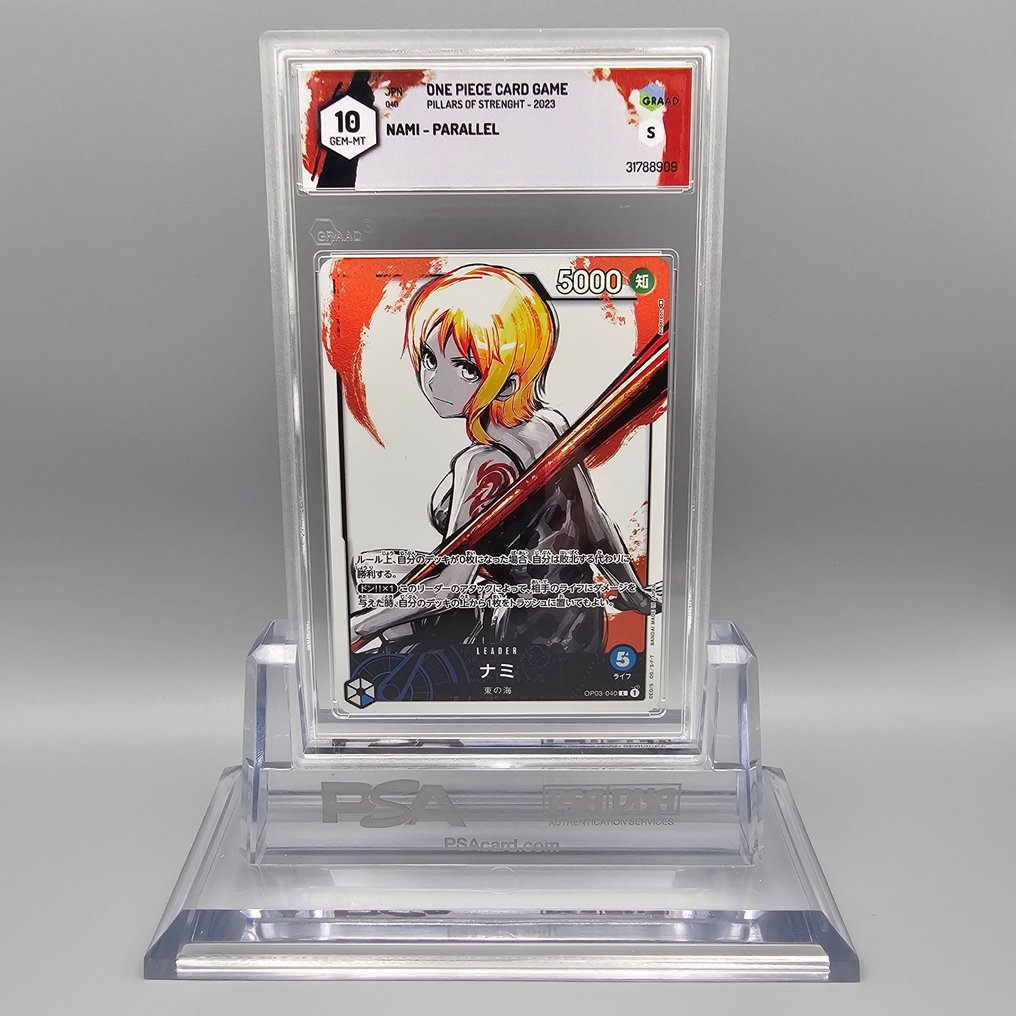 Nami [Alternate Art] OP03-040 L Graded card - Graad 10 - auction online ...