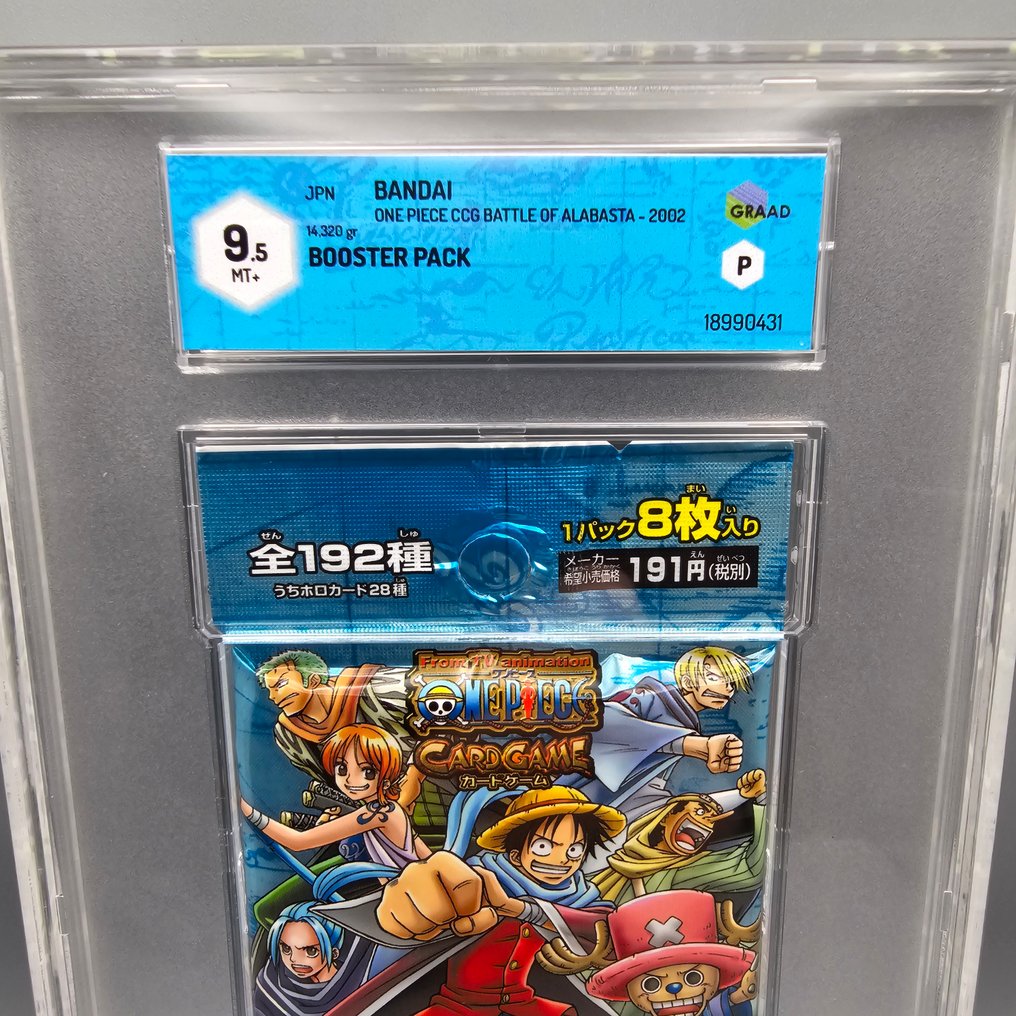 2002! BATTLE OF ALABASTA - One Piece Graded card - Graad 9.5 - auction online Catawiki