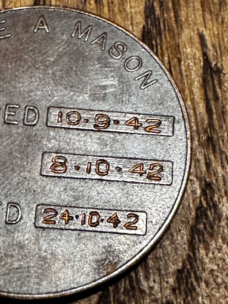 United Kingdom - Medal - WWII 1942 Masonic Grand Master Token/Family ...