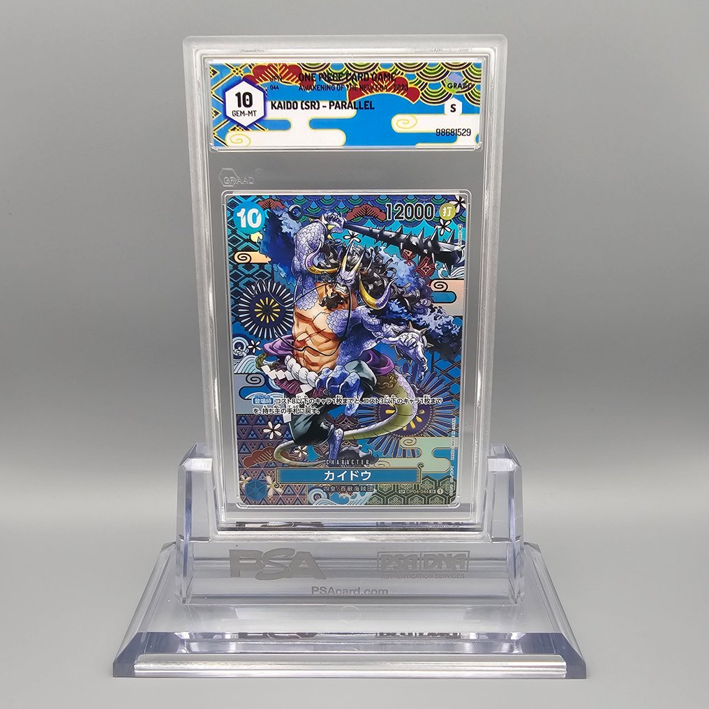 Kaido [SP] OP04-044 SR Graded card - Graad 10 - auction online Catawiki