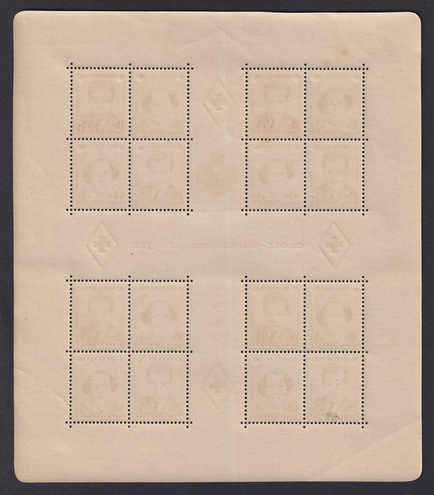 Monaco 1949 - Block sheet n°3A, from the Monaco Red Cross, Mint ...