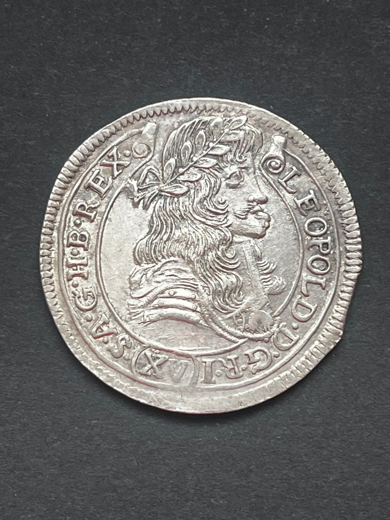 Austria. Leopold I. (1657-1705). 15 Kreuzer 1678-KB. Rare in this Condition - Catawiki