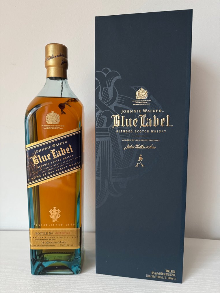 Johnnie Walker Blue Label - 1 Litre - auction online Catawiki