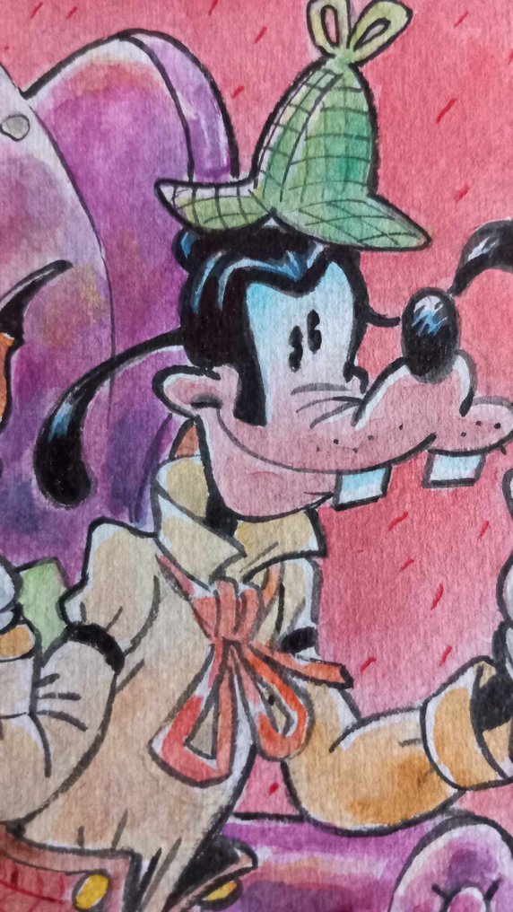 Alessandro Gottardo - 1 Watercolour - Goofy - "Sherlock Goof: Uno ...